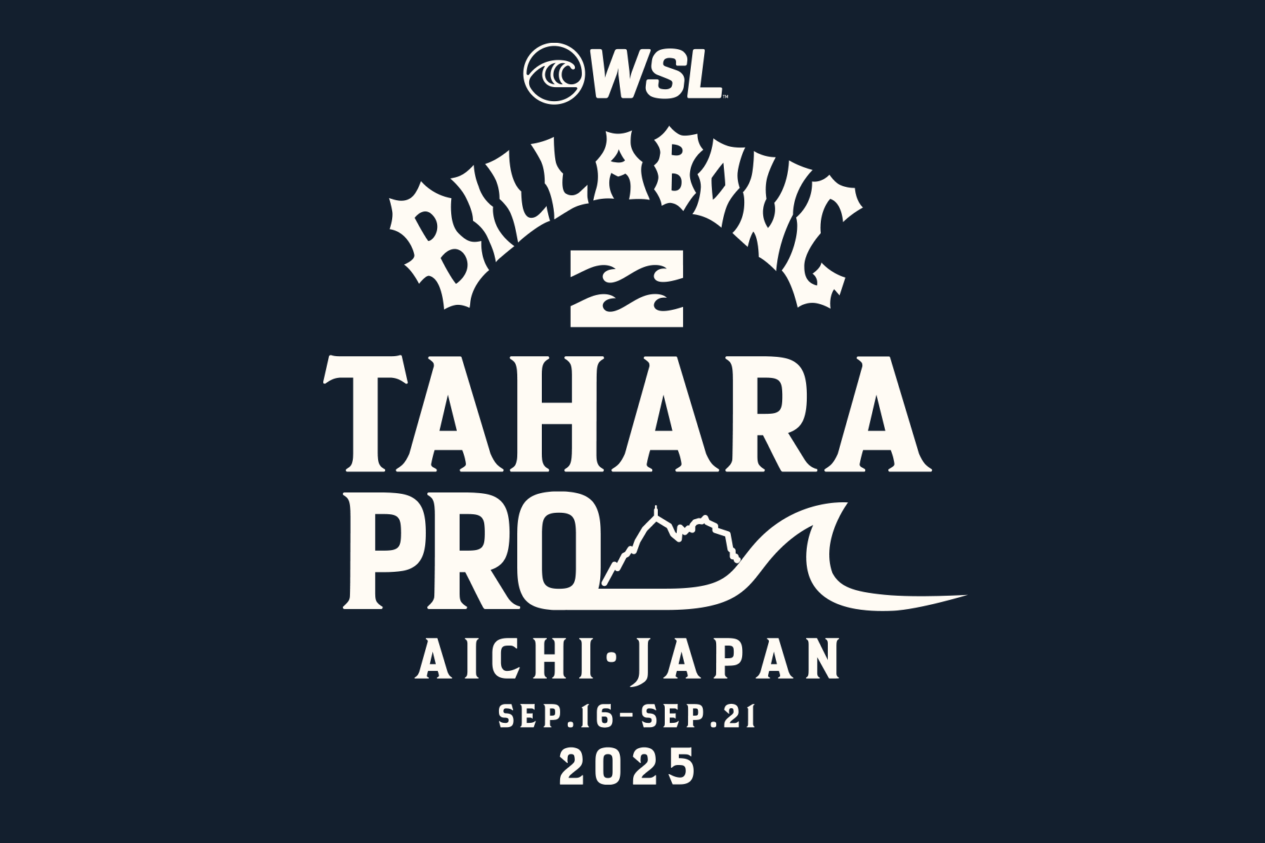 日本国内最高峰、WSL・QS6000の大会が 愛知県田原市において開催決定!! – 2025 BILLABONG TAHARA PRO
